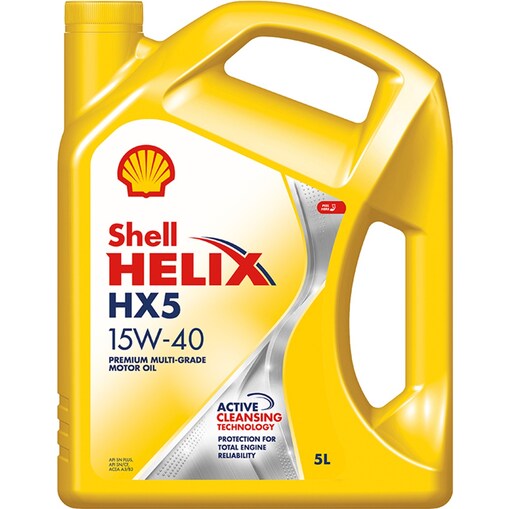 Shell Helix HX5 SN/CF, A3/B3 15W-40 | Shell Australia